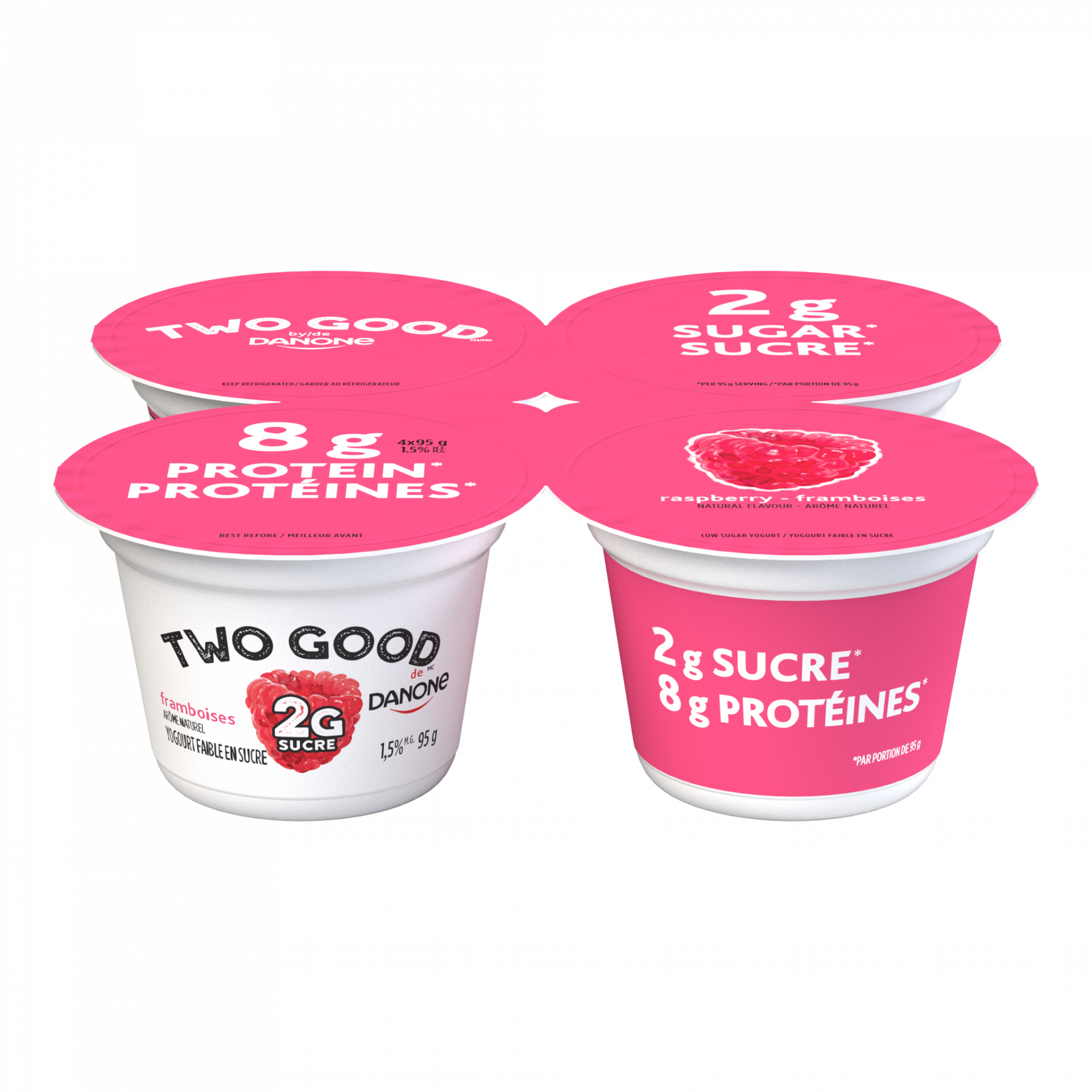 Yogourt Grec faible en sucre | 8 g de protéines | Two Good